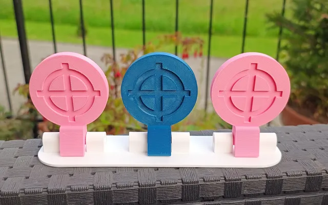 Rubberband gun target by Deifox | Download free STL model | Printables.com