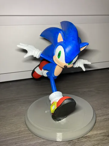 Sonic - Low Poly - Fan Art by Printed Obsession | Download free STL ...