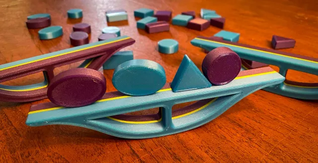 Shapes Balancing Game by DCMake | Download free STL model | Printables.com