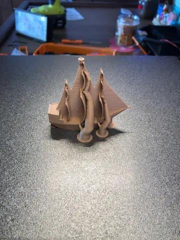 OpenSCAD Pirate Ship by MakerBlock | Download free STL model ...