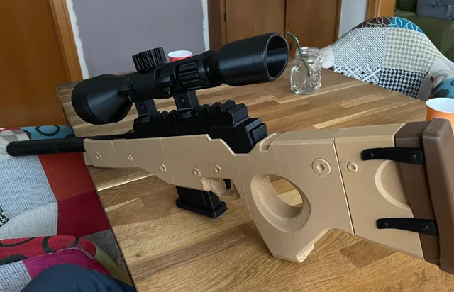 Fortnite Sniper Rifle by 3dworkbench | Download free STL model ...