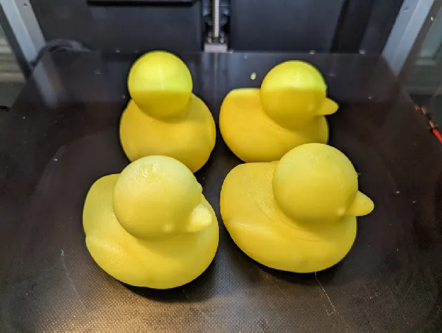 Make of Floating Plastic Ducks by top up down | Download free STL model ...