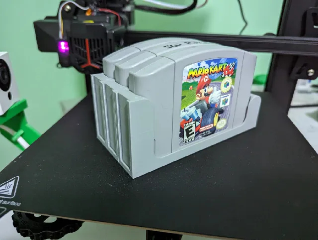 Make of Modular N64 cartridge holder by Lance Erickson | Download free STL model | Printables.com