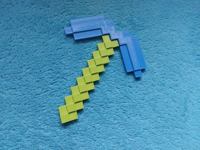 Make of MINECRAFT PICKAXE by Tobiáš Židek | Download free STL model ...