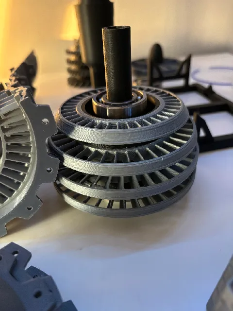 Make of 3d Printable Turbojet Engine by Gbarneby | Download free STL ...