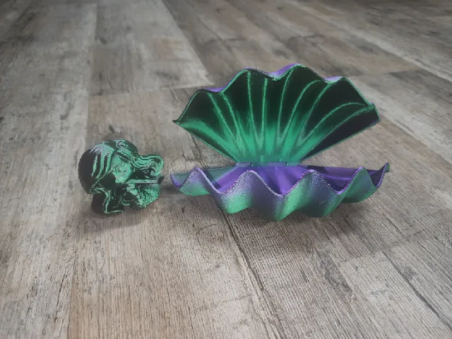 ARTICULATED MERMAID WITH SHELL by JM3D | Download free STL model ...