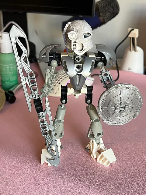 Make of Bionicle Kopaka Ice Shield Custom by BionicleFan | Download ...