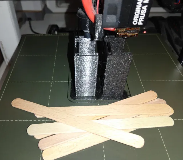 Make of Popsicle stick crate by b--rian | Download free STL model ...