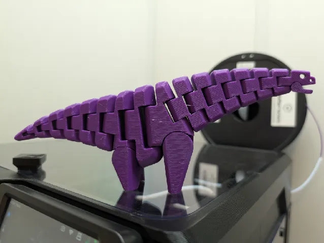 FlexiDinos Ginko the flexi Brachiosaurus print in place articulated dinosaur - Free version by ...