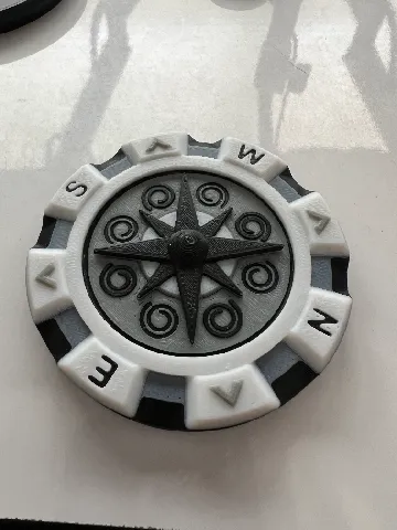 Compass Fidget Spinner by BeetleBuild | Download free STL model ...