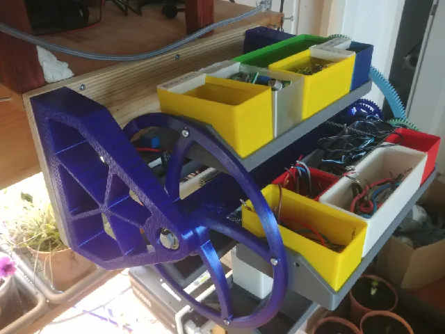 Gridfinity Carousel - Motorized by Nich Fugal | Download free STL model ...