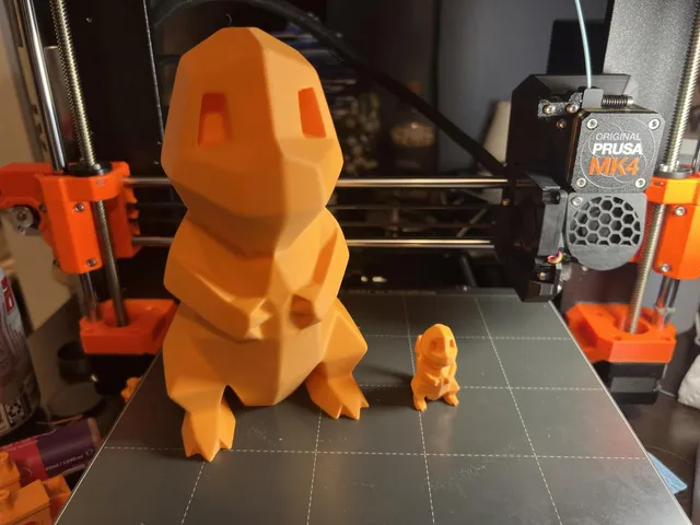 Make of Low-Poly Charmander - Remastered by Connor K | Download free ...