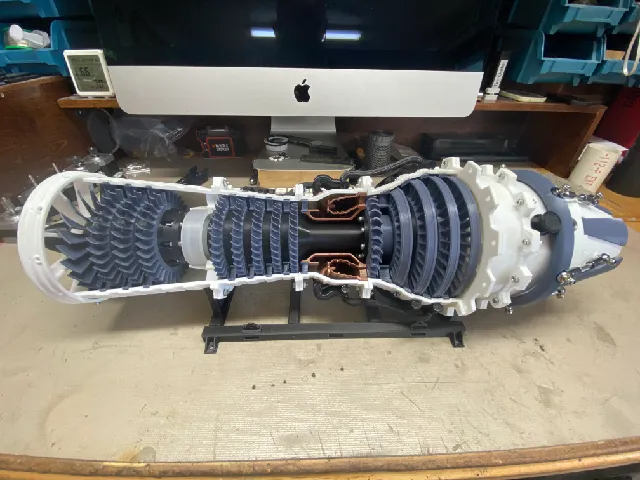 3d Printable Turbojet Engine by linus3d | Download free STL model ...
