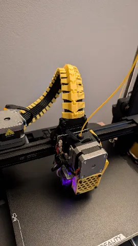 Ender 3 V3 SE Spine Cable Chain by Nora | Download free STL model ...