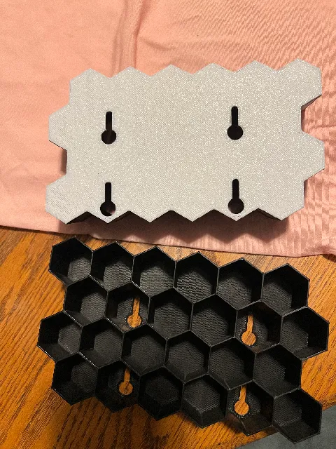 Make of Wall mounted Citadel and Vallejo paint rack by Newhouse3D ...