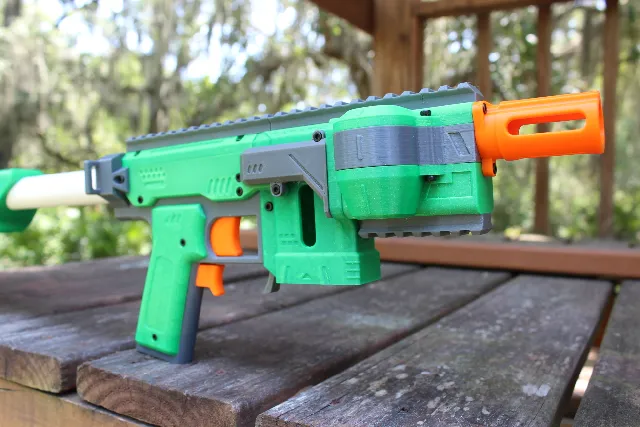 Make of The Gryphon (Foam Dart Blaster) by Junior7 | Download free STL ...