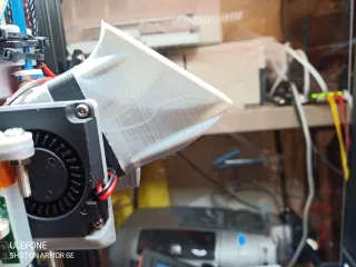 Make of Dual Cooling Fan Upgrade with BLtouch Mount for Creality Ender ...