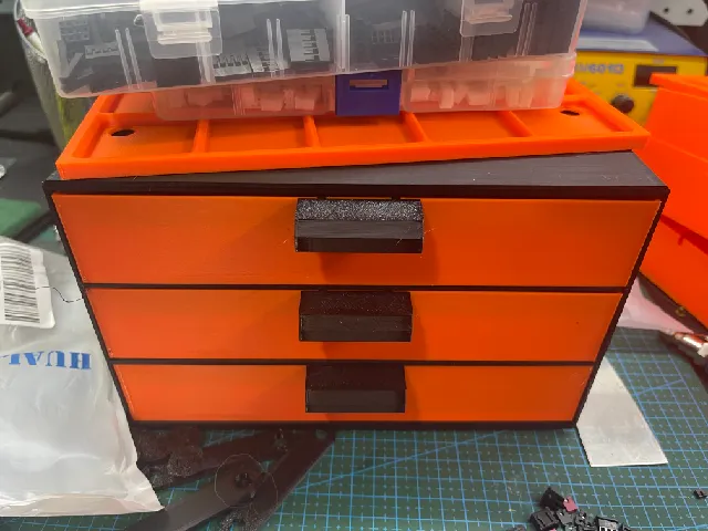 Make of Gridfinity Modular Drawer System by Creetis | Download free STL ...