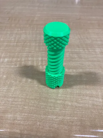 Knurled Fidget Bolt Keychain by ThinAir3D | Download free STL model ...