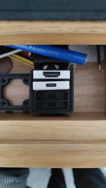 Make of #Gridfinity Framework Laptop Expansion Card Holder by Gregor ...