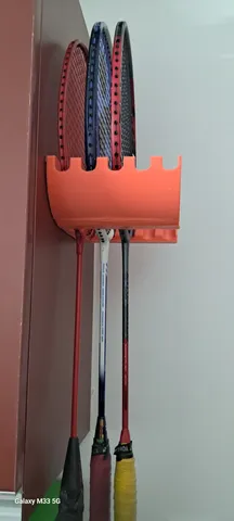 Badminton Racket Holder by Ravi | Download free STL model | Printables.com