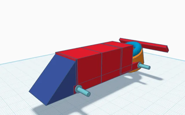ballon powered car by Swift Pod | Download free STL model | Printables.com