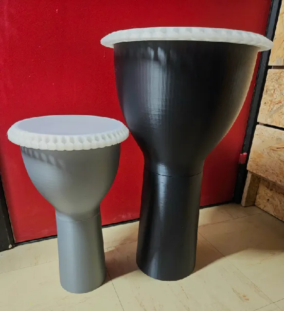Make of Fully 3D Printable Working Djembe Drum by Storky | Download ...