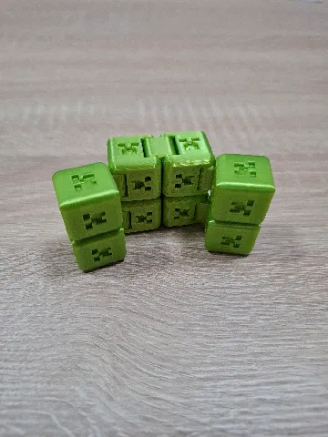 Minecraft Creeper Infinity Cube by FightTheFoo | Download free STL ...