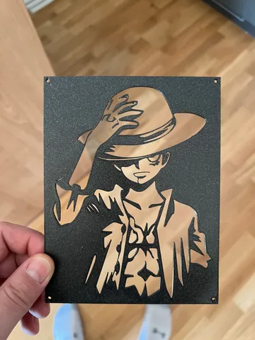 One Piece 2d wall art by TheHappyNess | Download free STL model ...
