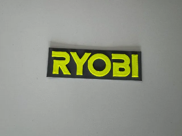 Make of RYOBI project signage by turbodevil86 | Download free STL model ...