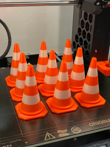 Traffic Cone 700mm 1/10 by Volker | Download free STL model ...