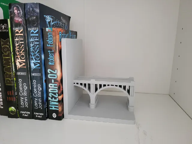Arch Bridge Bookend by Windrose | Download free STL model | Printables.com