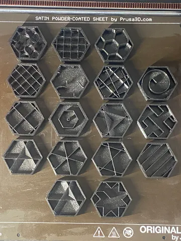 Infill Hexagon Wall Art - for any Slicer by megalog_ | Download free ...