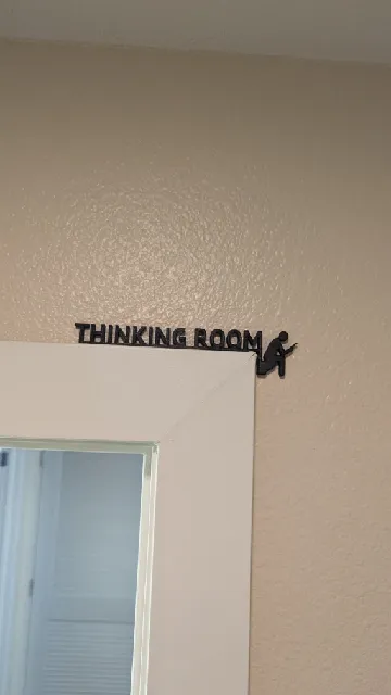 Make of Toilet - Thinking room - sign by Alexander Seeley | Download ...