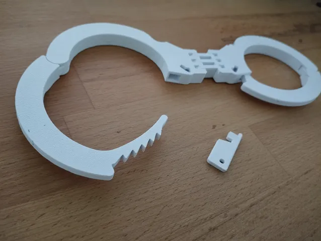 Handcuffs by Ghostcat3-D | Download free STL model | Printables.com