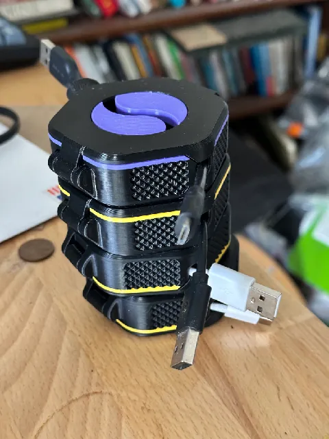 Make of Portable Cable Organizer / Winder by harris | Download free STL ...