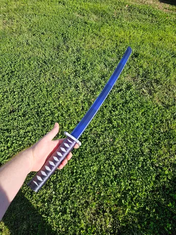 Collapsing Katana V2 (Multi-Part) by 3D Printing World | Download free ...