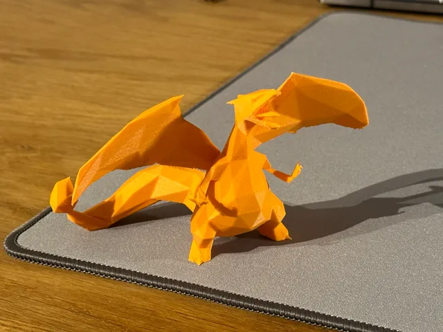 Low Poly Charizard by HarryBOB | Download free STL model | Printables.com