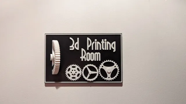 3D Print Room Sign by MikeL | Download free STL model | Printables.com