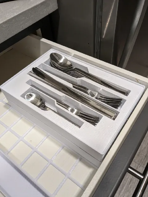 Make of Customized Gridfinity Silverware Holder by ojhernandez ...