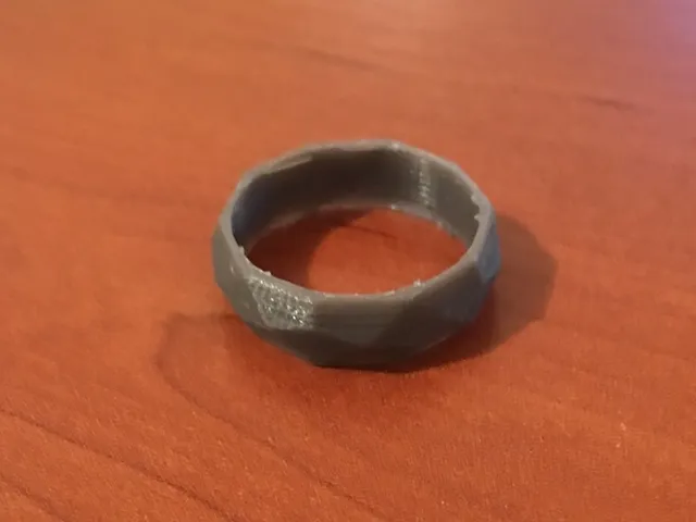 LOW POLY RING by Manuel | Download free STL model | Printables.com