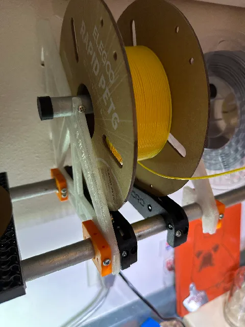 Make of RepRack Filament Feed Hanger by Carl Ratliff | Download free ...