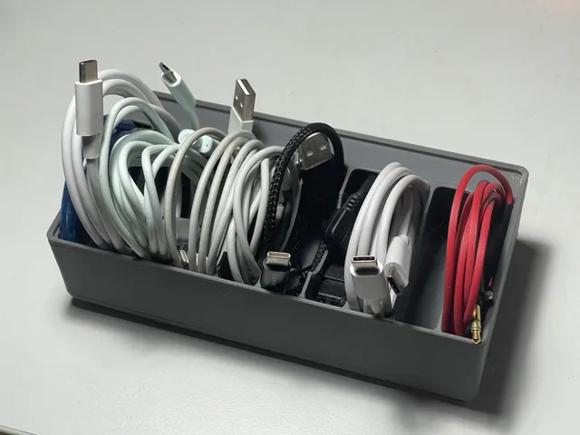 Gridfinity Cable Storage by dvdvprd | Download free STL model ...