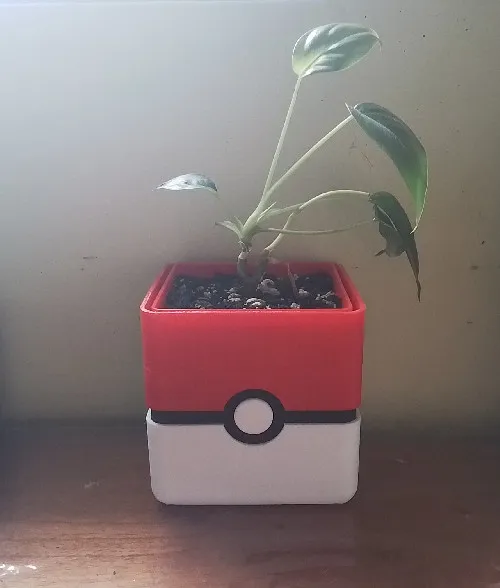 Make of Pokemon Planter - Pokeball Minimal Planter by Itzel | Download ...