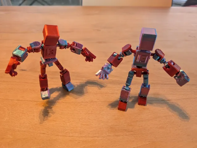 MINI 13 Printable Jointed Figure by soozafone | Download free STL model ...