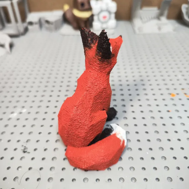 Make of Low poly fennec fox by Unde Cyce | Download free STL model ...