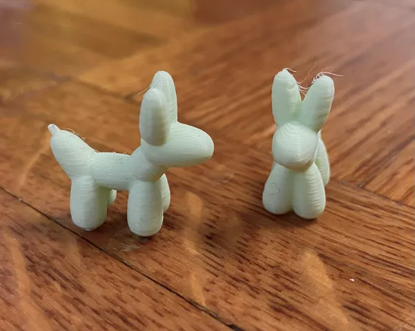 1" Mini Balloon Dog - No Support Needed by Click Print Creatives ...