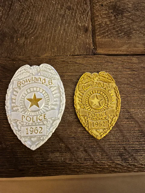 Make of Police Badge by GT86 | Download free STL model | Printables.com