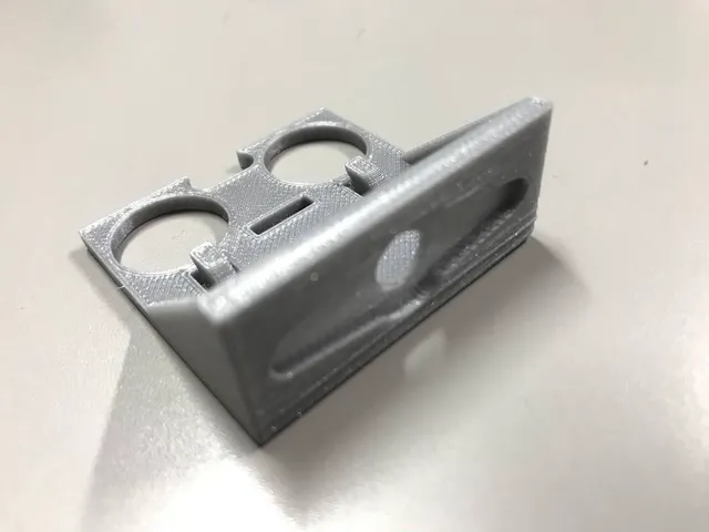 Make of ultrasonic sensor (HC- SR04) bracket servo mounted by Sknown ...