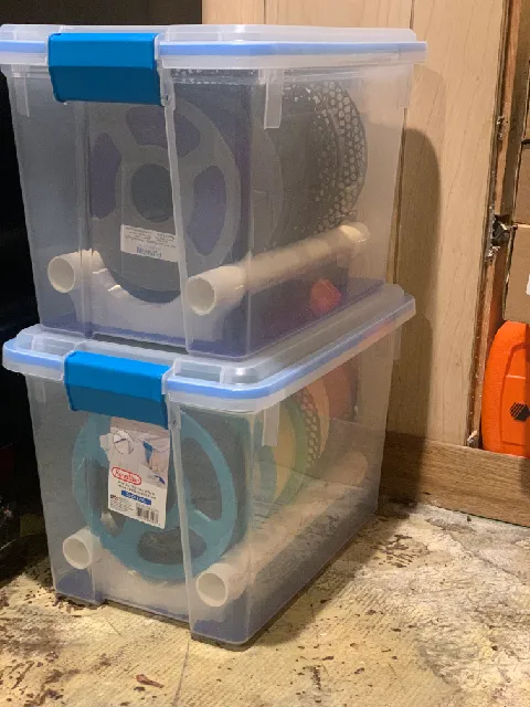Make of Filament Dry Storage Box PVC Holder/Riser by aeharding ...